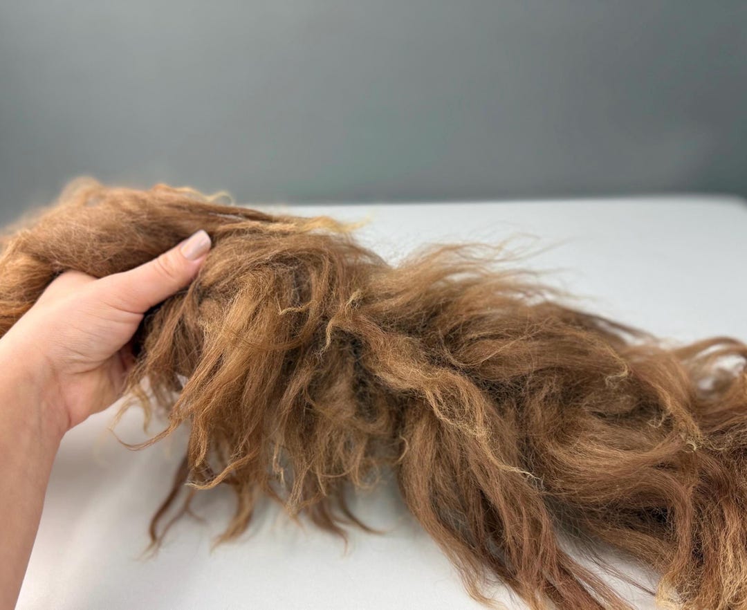 Brown Mongolian Lamb Fur Trim: Shaggy Sewing DIY, Sold by the Foot - Etsy