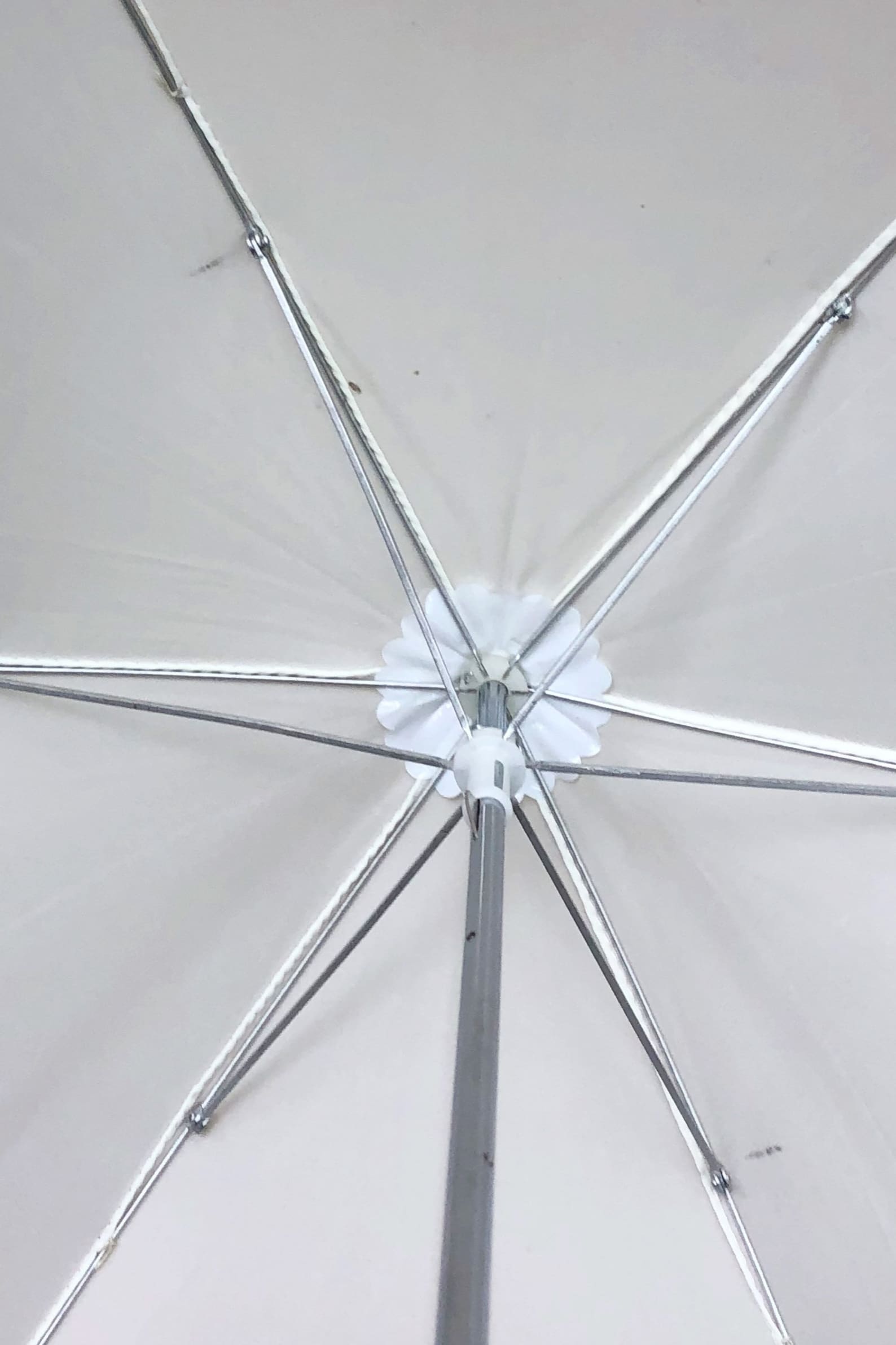 Vintage Small White Parasol W/ Lace Trim 70s White Parasol - Etsy