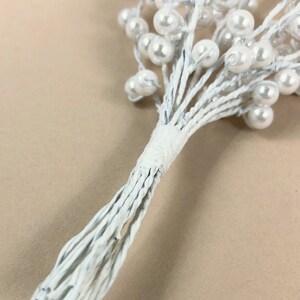 Vintage Pearl Twisted Beaded Sprays, White Faux Pearl Sprays, Floral ...