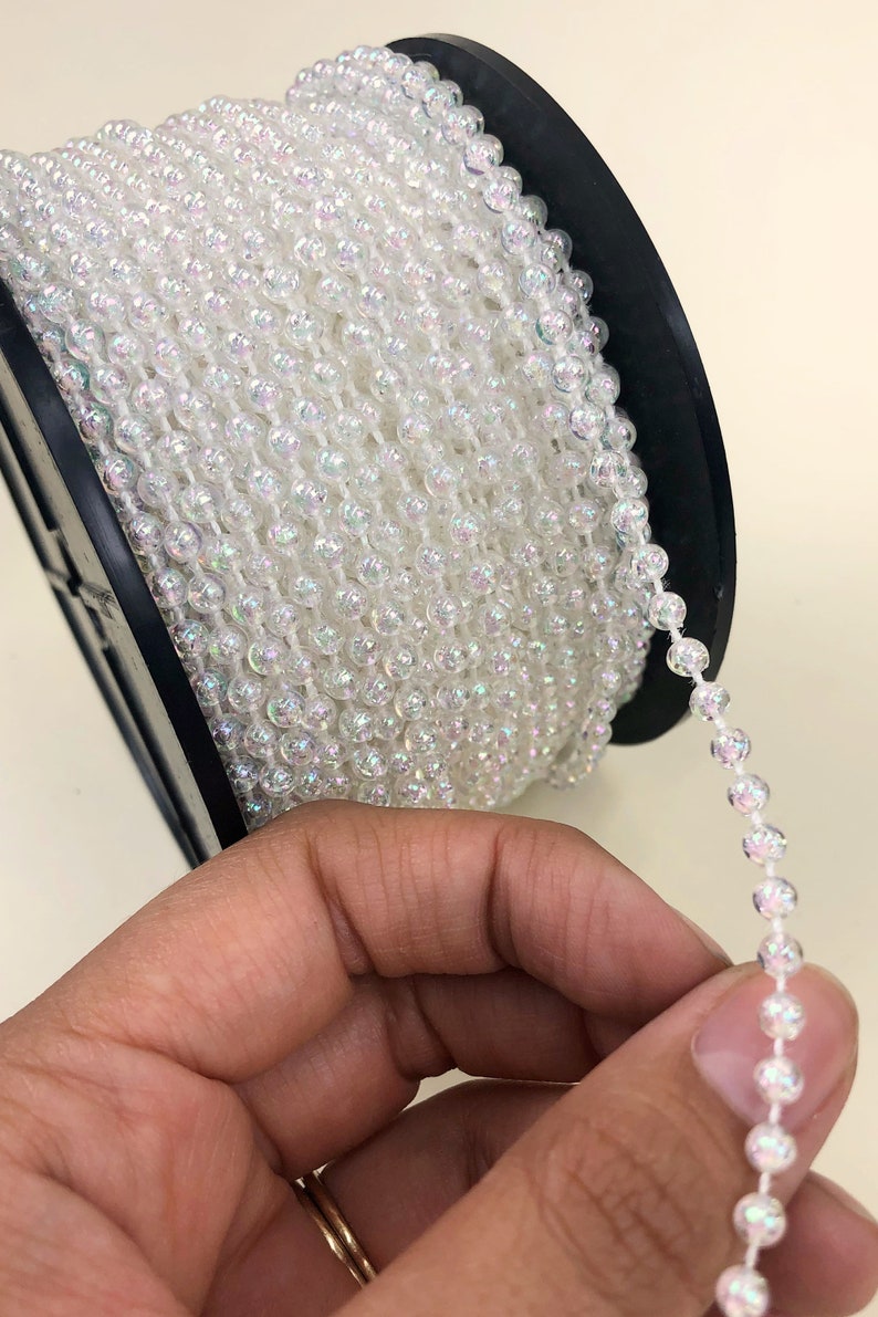 4mm Bead Rolls 40 Yard Roll Comes in Clear - Etsy