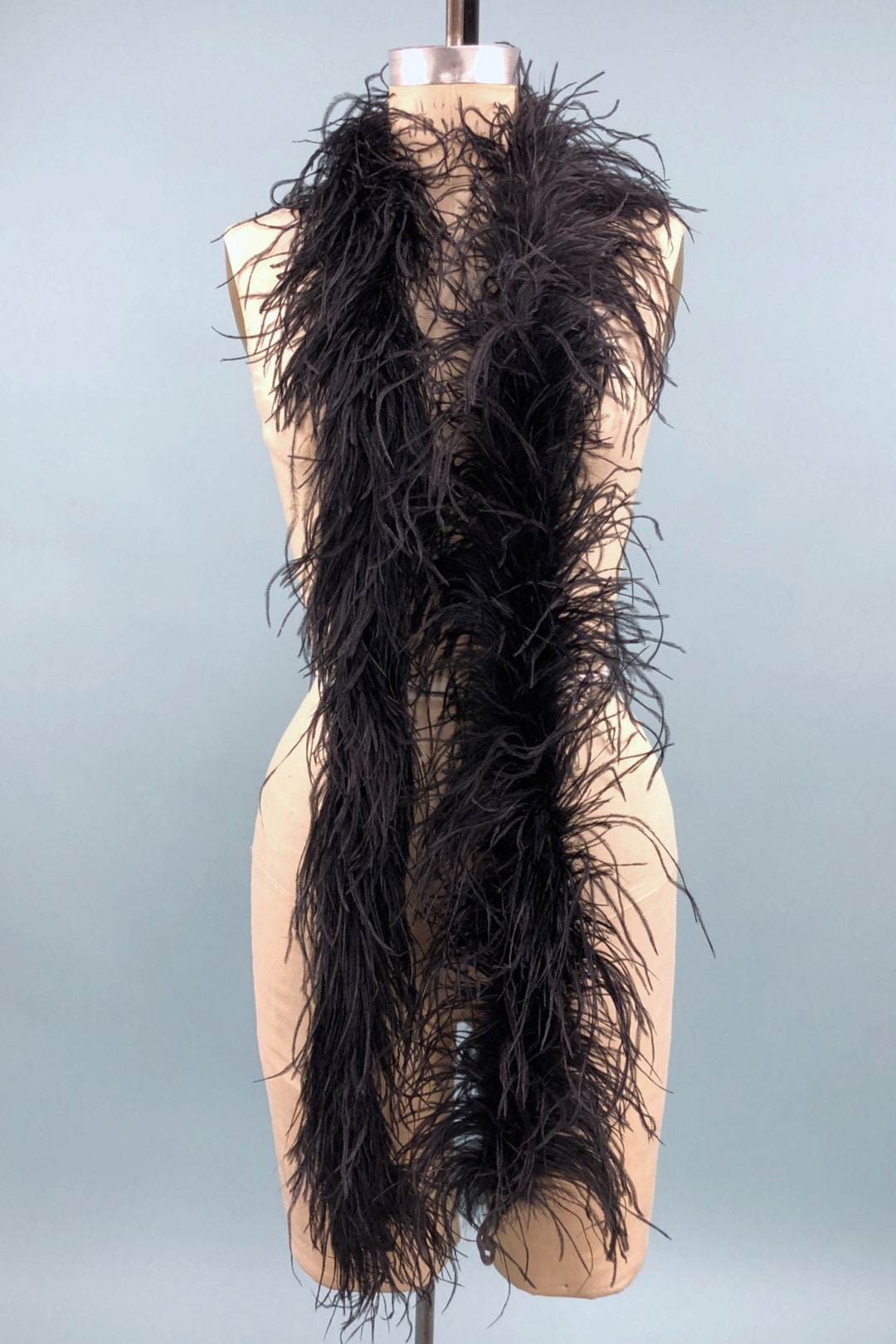 2 Ply Black Ostrich Feather Boa, Prop Boas, Costume Boas, Soft Boas ...