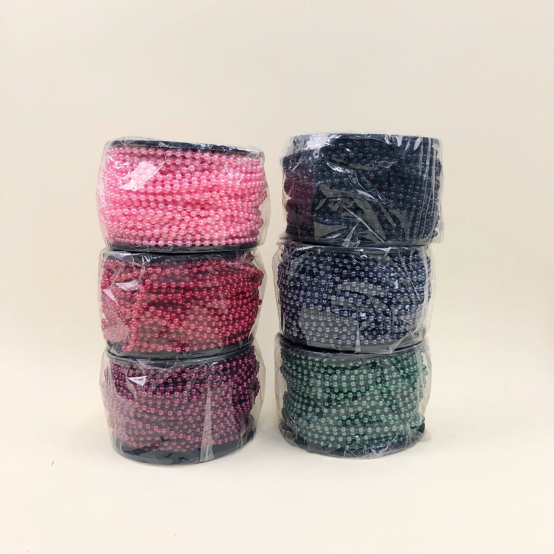 4mm Bead Rolls, 40 Yard Roll, Multi-color Bead Spools, Many Color ...