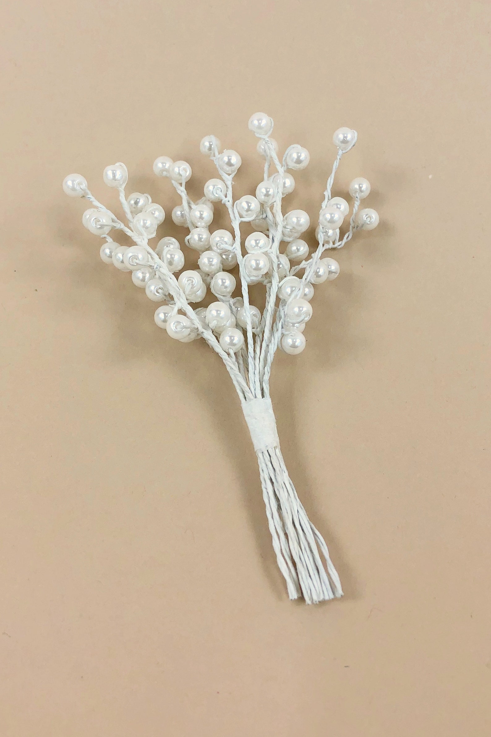 Vintage Pearl Twisted Beaded Sprays White Faux Pearl Sprays - Etsy