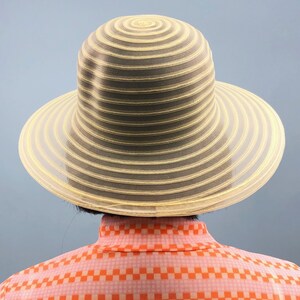 Vintage 1970s Sheer Straight Wire Brim Sunhat, Multiple Color Choices ...