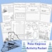 The Polar Express Printable Activity Packet for Kids | Christmas ...