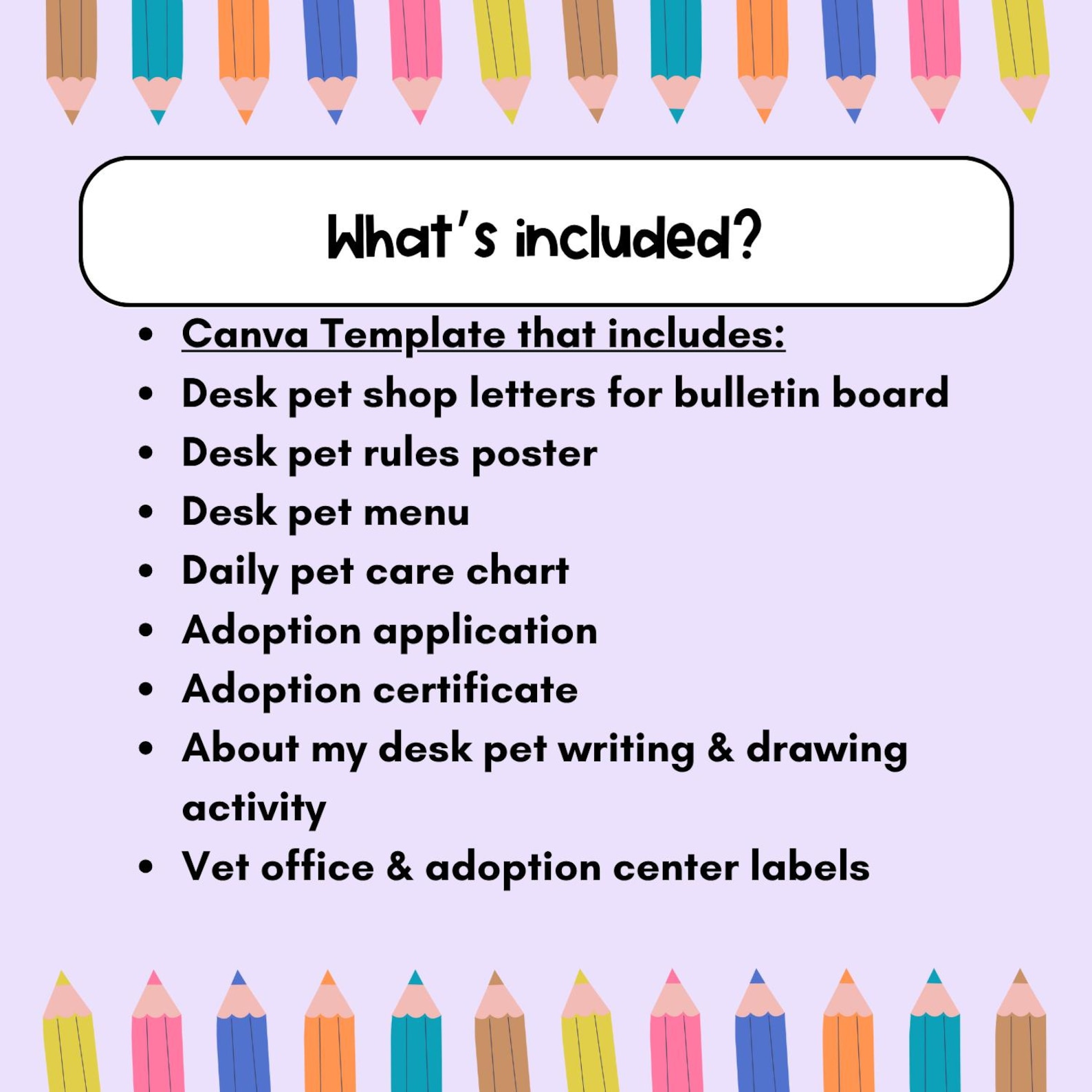Desk Pet Classroom Bundle: Behavior Incentive Activities (digital ...