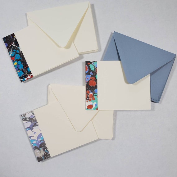 Note Cards Stationery Marbled Paper Note Cards Luxe Note Cards Marbled ...
