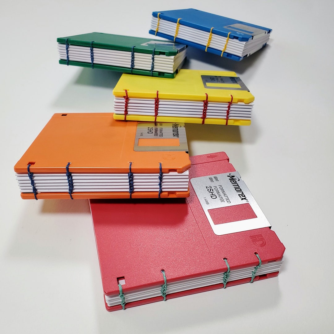Floppy Disk Notebook - Vintage Computer Disc Journal - Choose Your ...