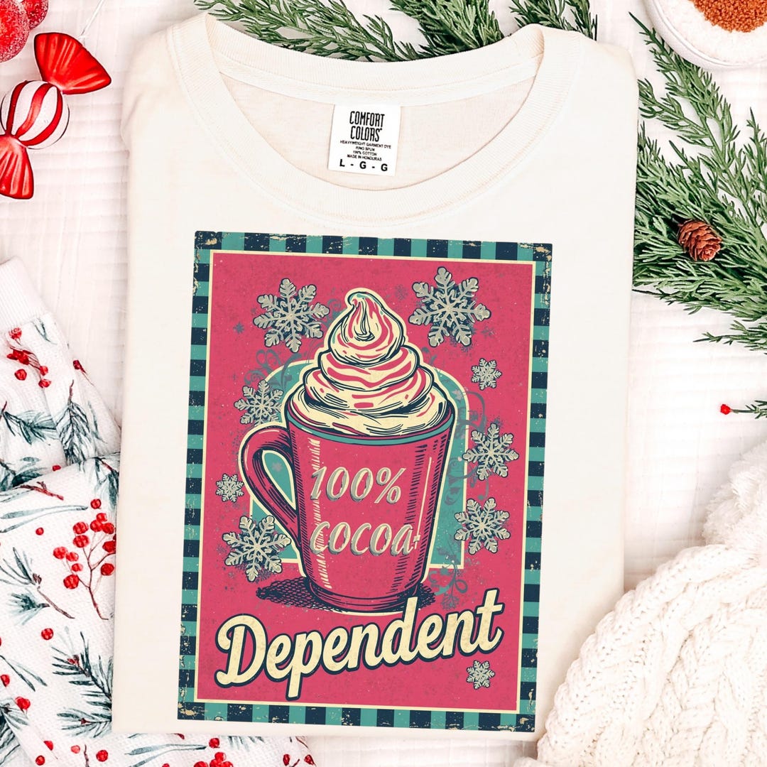 Winter Cocoa PNG Funny Hot Cocoa Png Retro Hot Chocolate Printable ...