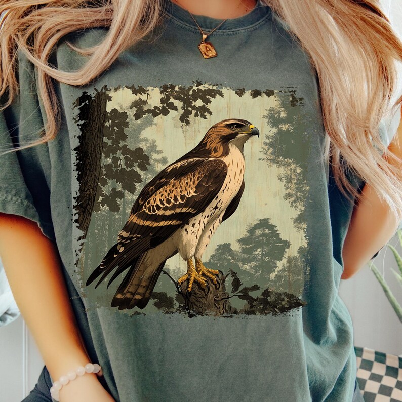 Rustic Hawk PNG 90s Graphic Style Hawk Sublimation Vintage Hawk Faded ...