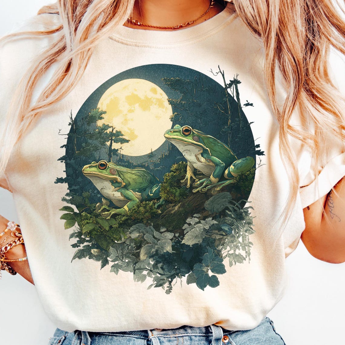 Vintage Frogs PNG 90s Graphic Style Rainforest Animals Sublimation ...