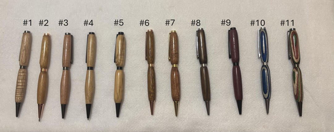 Real Wood Pens - Exotic and Domestic Woods - Etsy