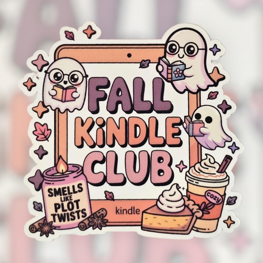Fall Kindle Sticker: Waterproof Laptop Decal, Ereader Accessory - Etsy