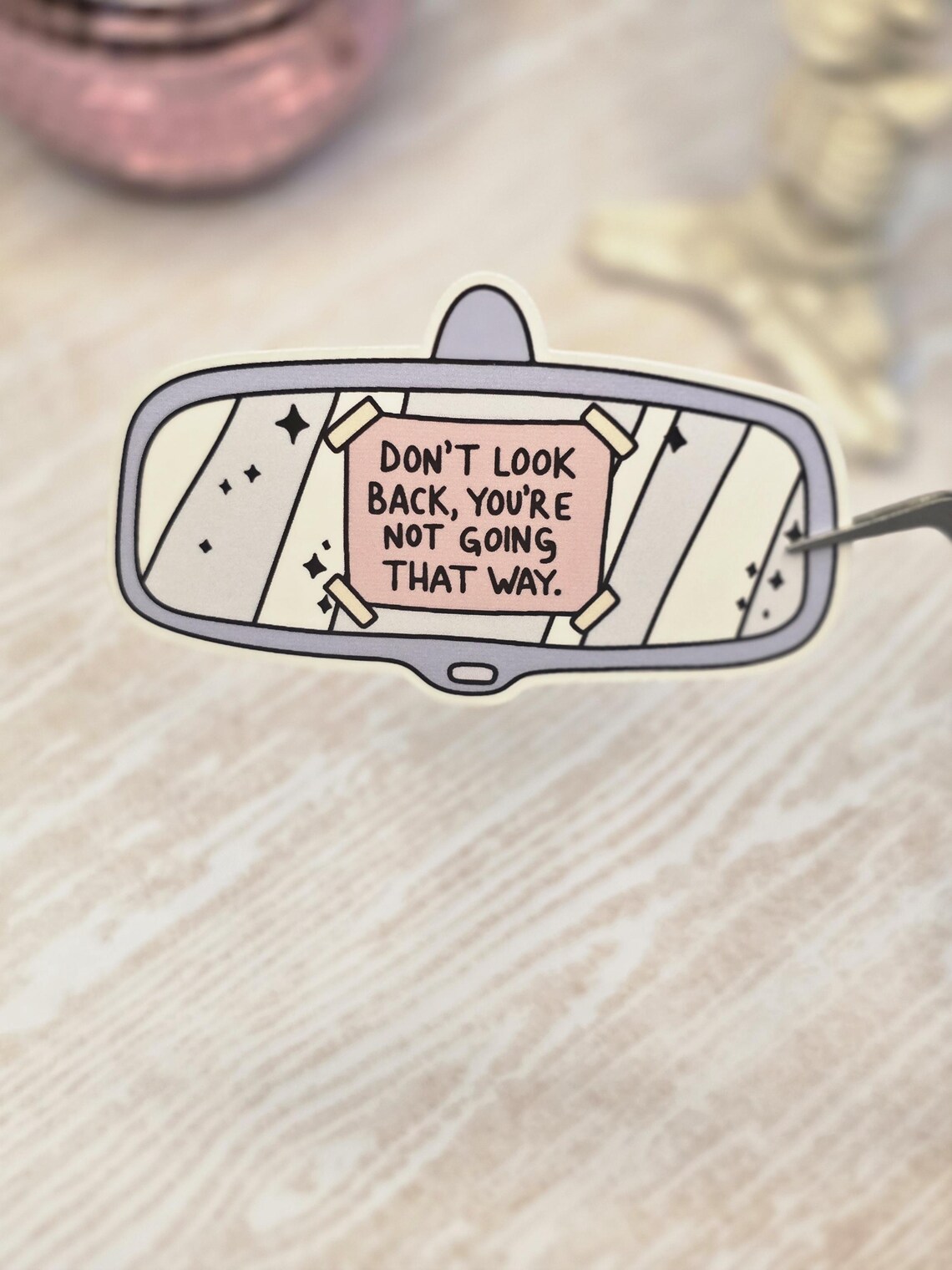 Don't Look Back | Waterproof Stickers for Kindle | Laptop Decal ...