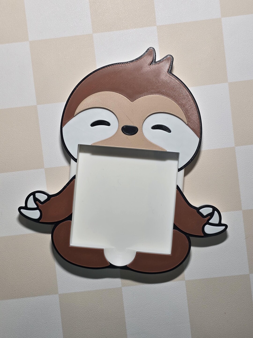 Sloth Sticky Note Holder, Desk Accessory, Office Decor, Organization - Etsy