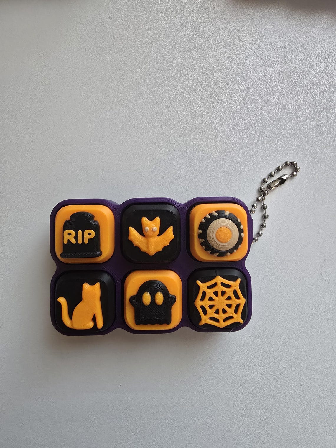 3D Printed Clicker Fidget - Halloween Multi Clicker | PLA Filament ...