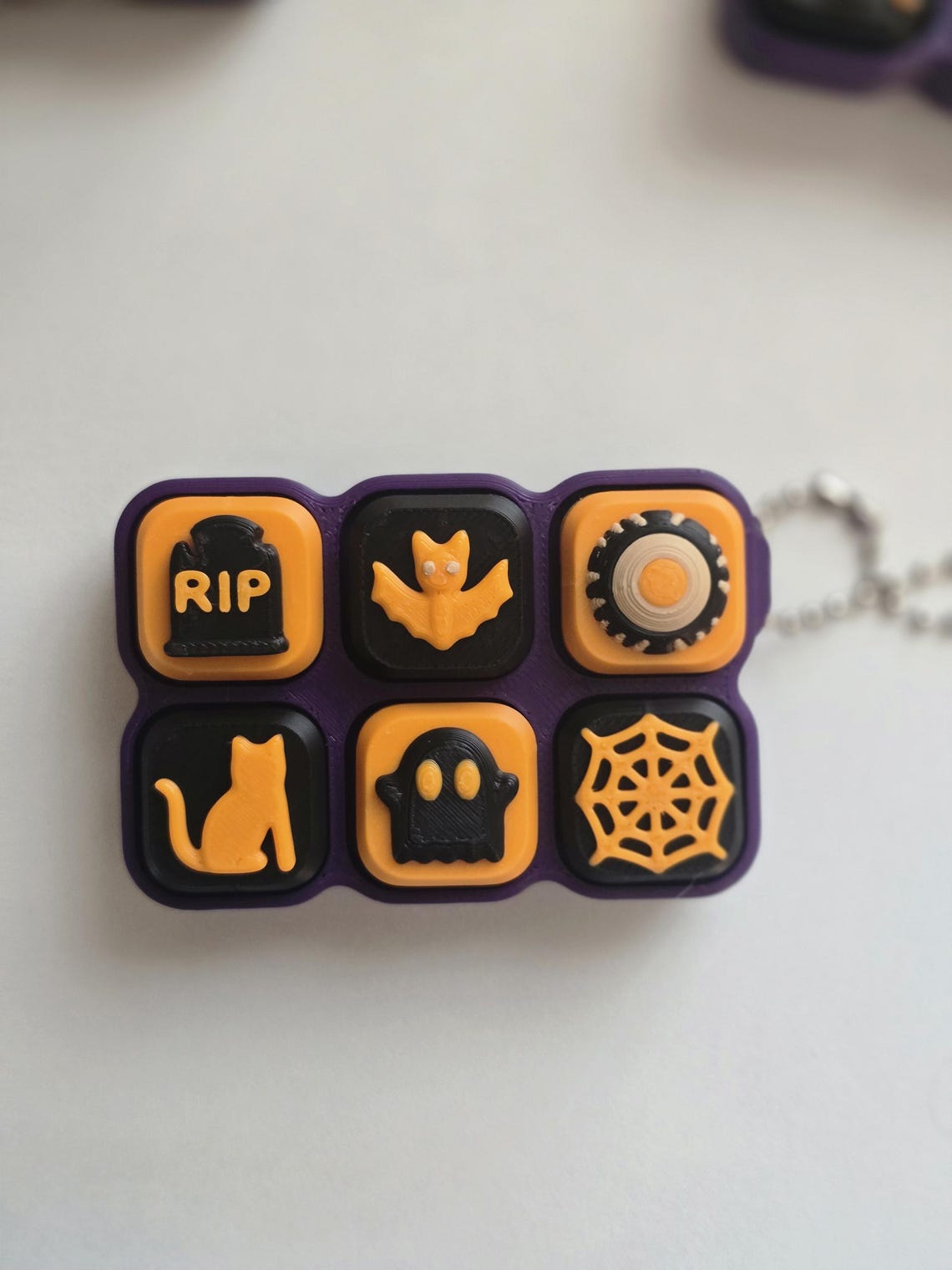 3D Printed Clicker Fidget - Halloween Multi Clicker | PLA Filament ...
