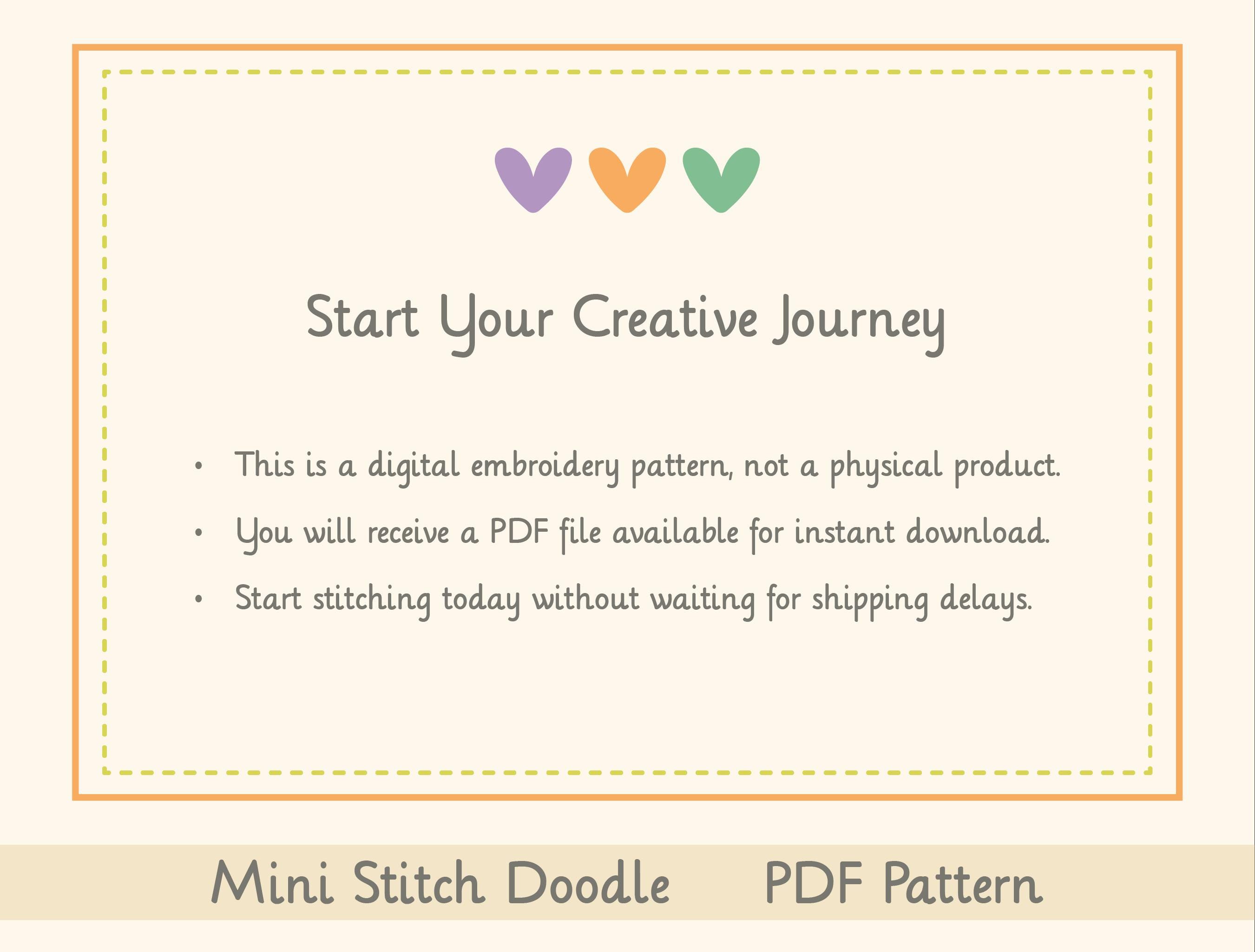 Mushroom Twigs Embroidery Pattern, Beginner Hand Embroidery PDF - Etsy