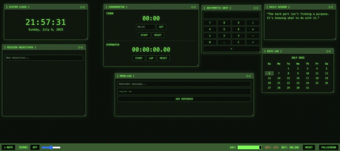 Retro Terminal Desktop - Etsy