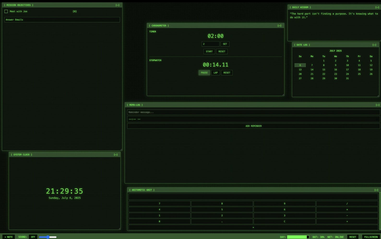Retro Terminal Desktop - Etsy