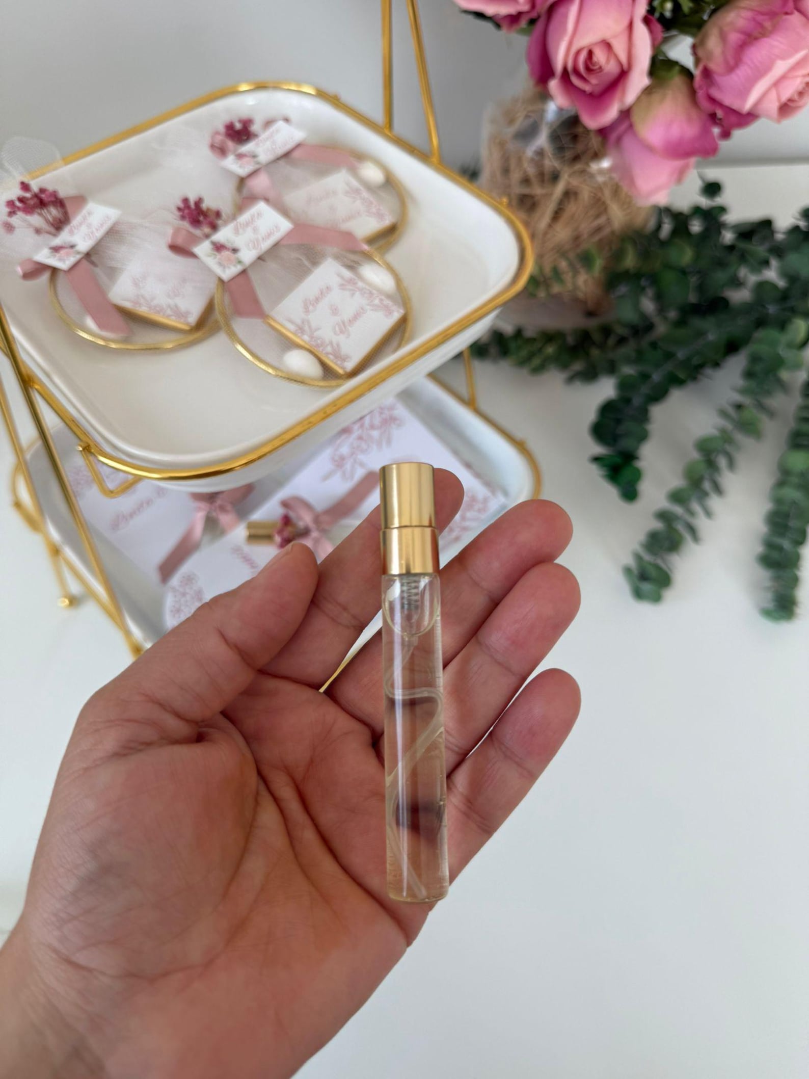 Personalized Wedding Perfume Favor | Custom Bridal Shower Gift | Mini ...