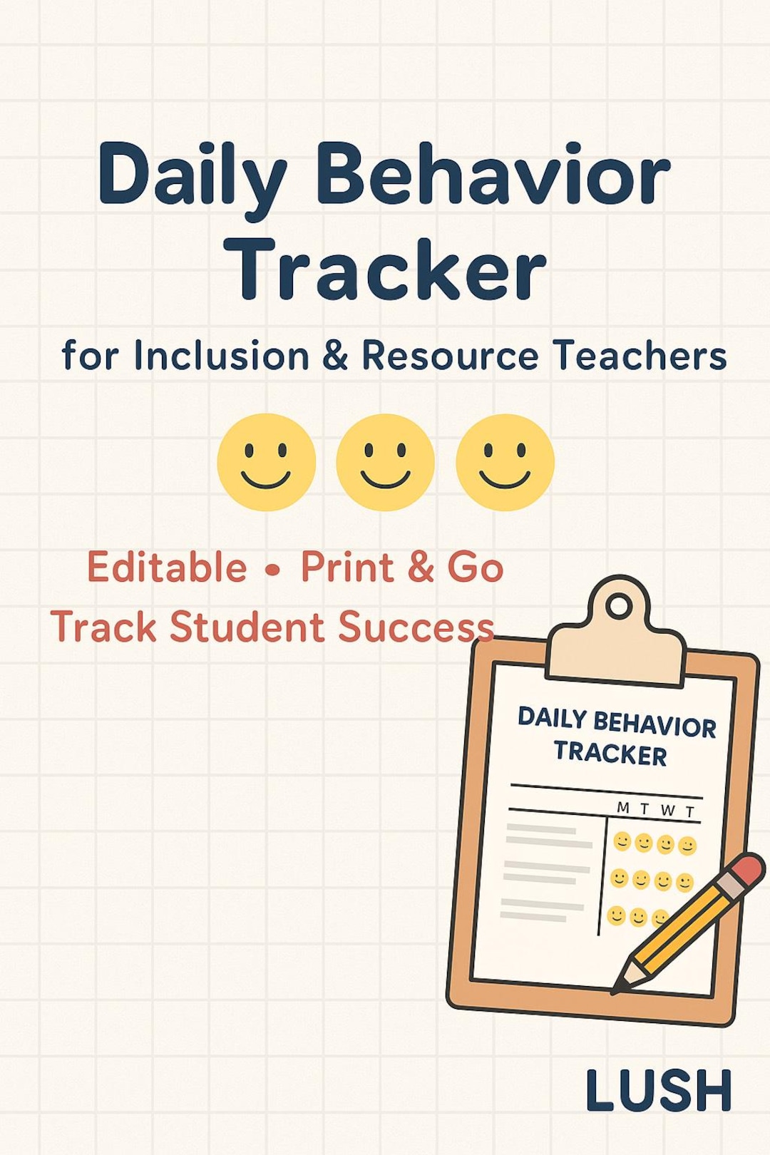 Level UP Daily Behavior Tracker for SPED (printable PDF) - Etsy