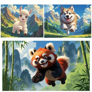 Kawaii Animal Clipart Mega Pack | 500 Kids T-shirt PNG Designs (digital ...