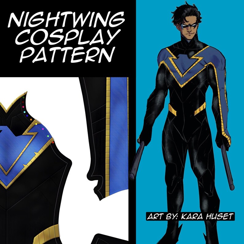 Custom Nightwing Pattern - Etsy