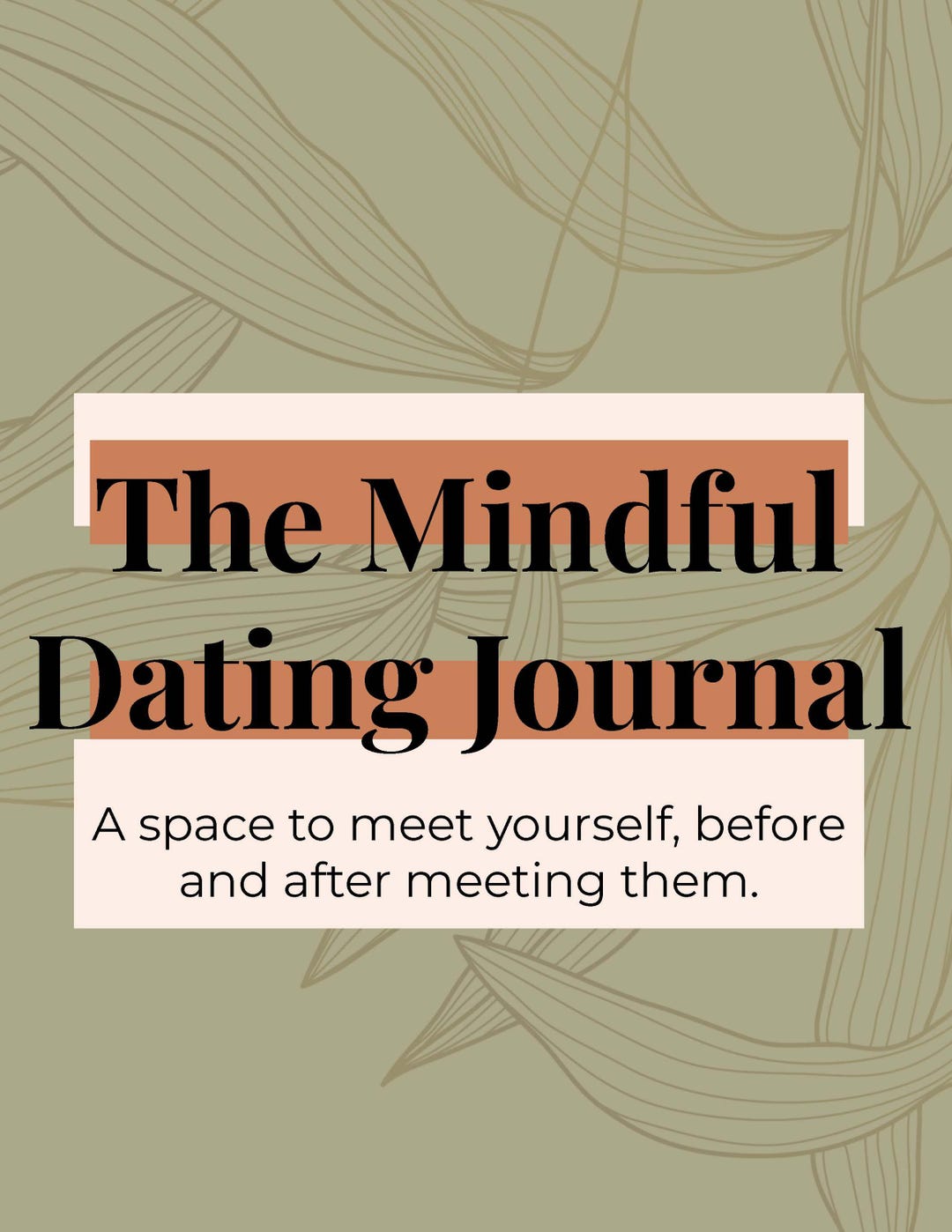 The Mindful Dating Journal – Printable PDF | Self-reflection Prompts ...