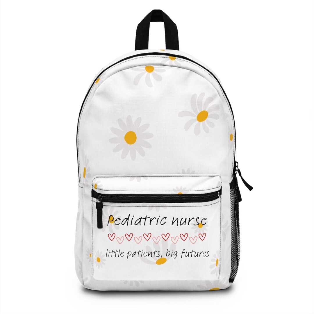 Pediatric Nurse Backpack, Perfect Gift for Healthcare Workers, Floral ...