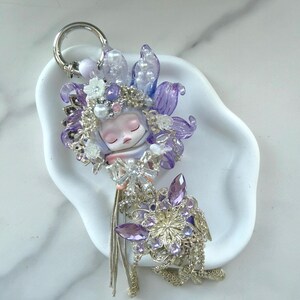 Skullpanda Fantasy Charm Collection – Handmade Beaded Keychain / Bag ...
