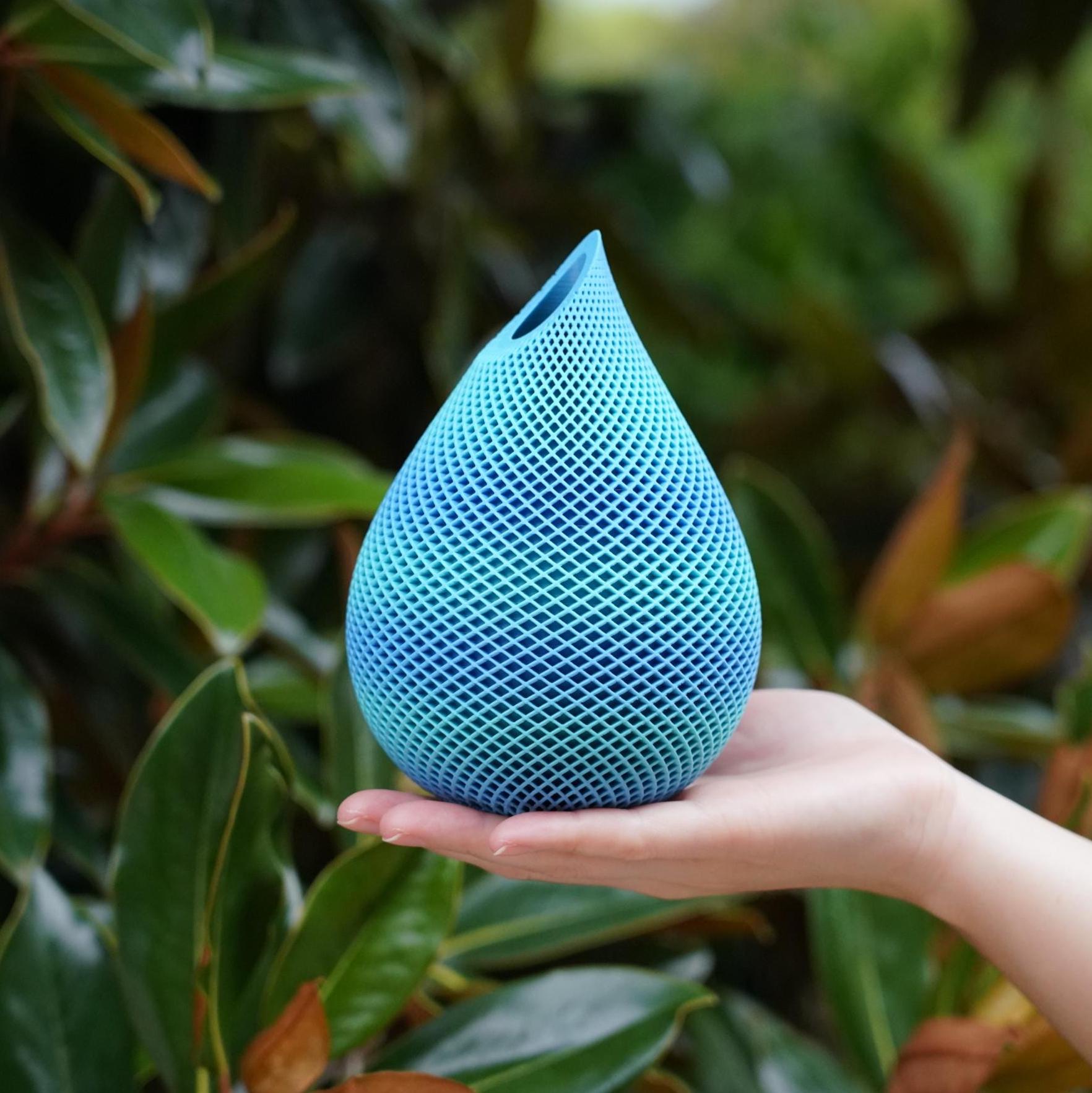 Modern Teardrop-shaped Vase | Minimalist Eco-friendly Vase | Perfect ...