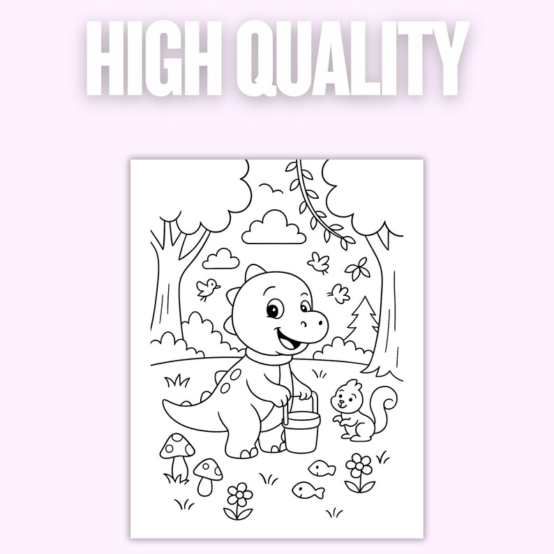 Funny Dinosaurs Coloring Pages, Kids Dinosaur Coloring Sheets, Cute ...