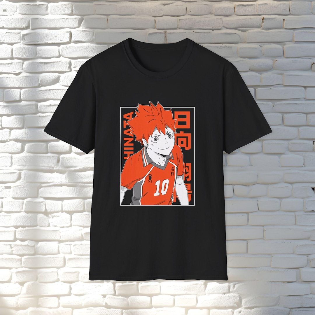 Haikyuu Hinata Shoyo Volleyball T-shirt, Anime Graphic Tee for Otaku ...