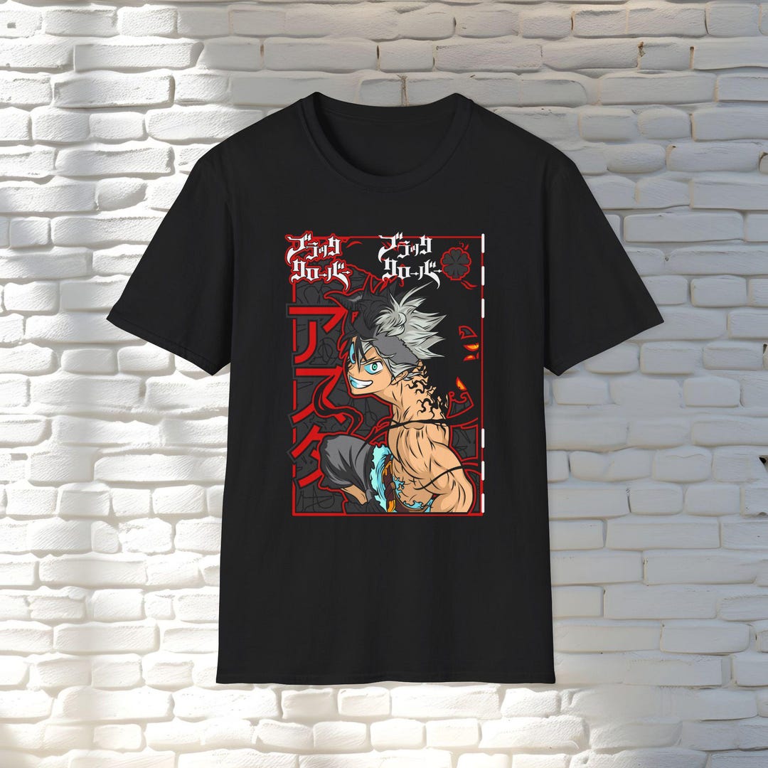 Asta Demon Form Shirt - Black Clover Anime Tee - Powerful Manga Hero ...