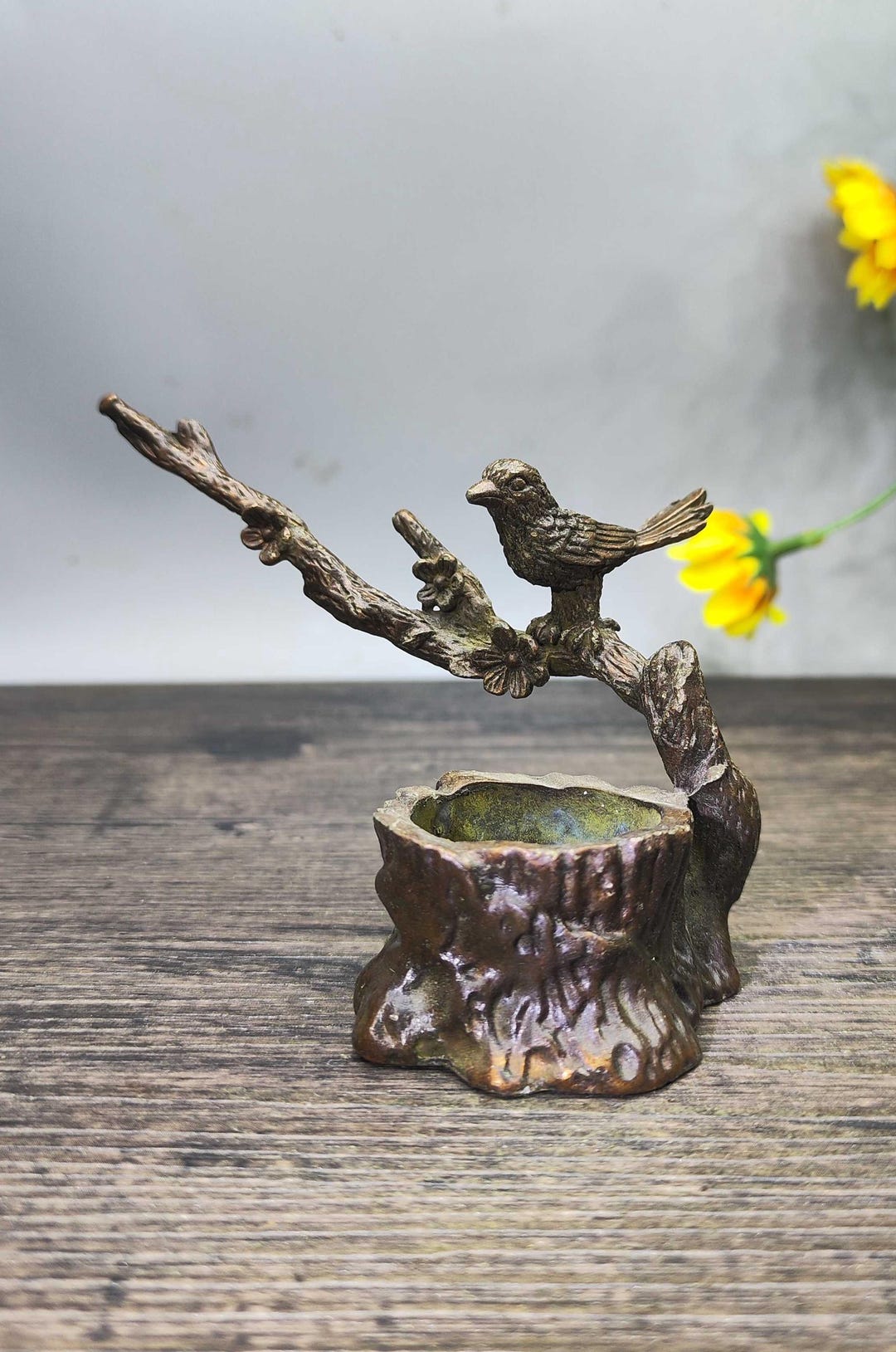 Vintage Bronze Carved Joyful Smile Statue: Feng Shui Statue - Etsy