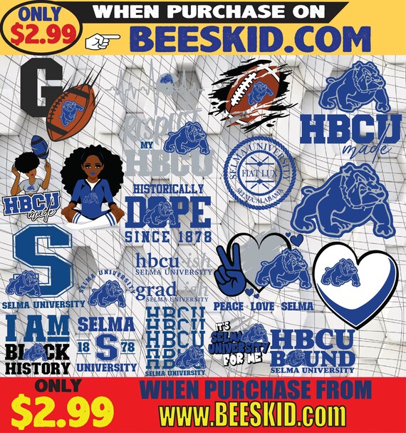 Selma College Svg HBCU Svg Collections HBCU Svg Football - Etsy