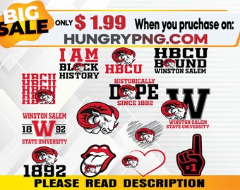 Winston Salem State University Svg - Etsy
