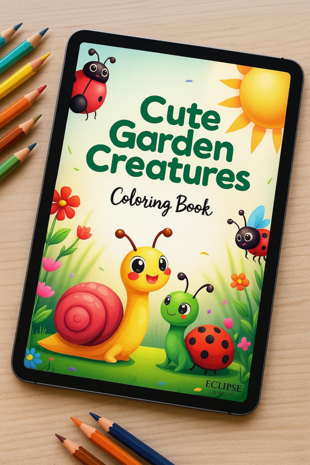 Kawaii Garden Bug Coloring Book – Fun Insect Activity (PDF Pattern) - Etsy