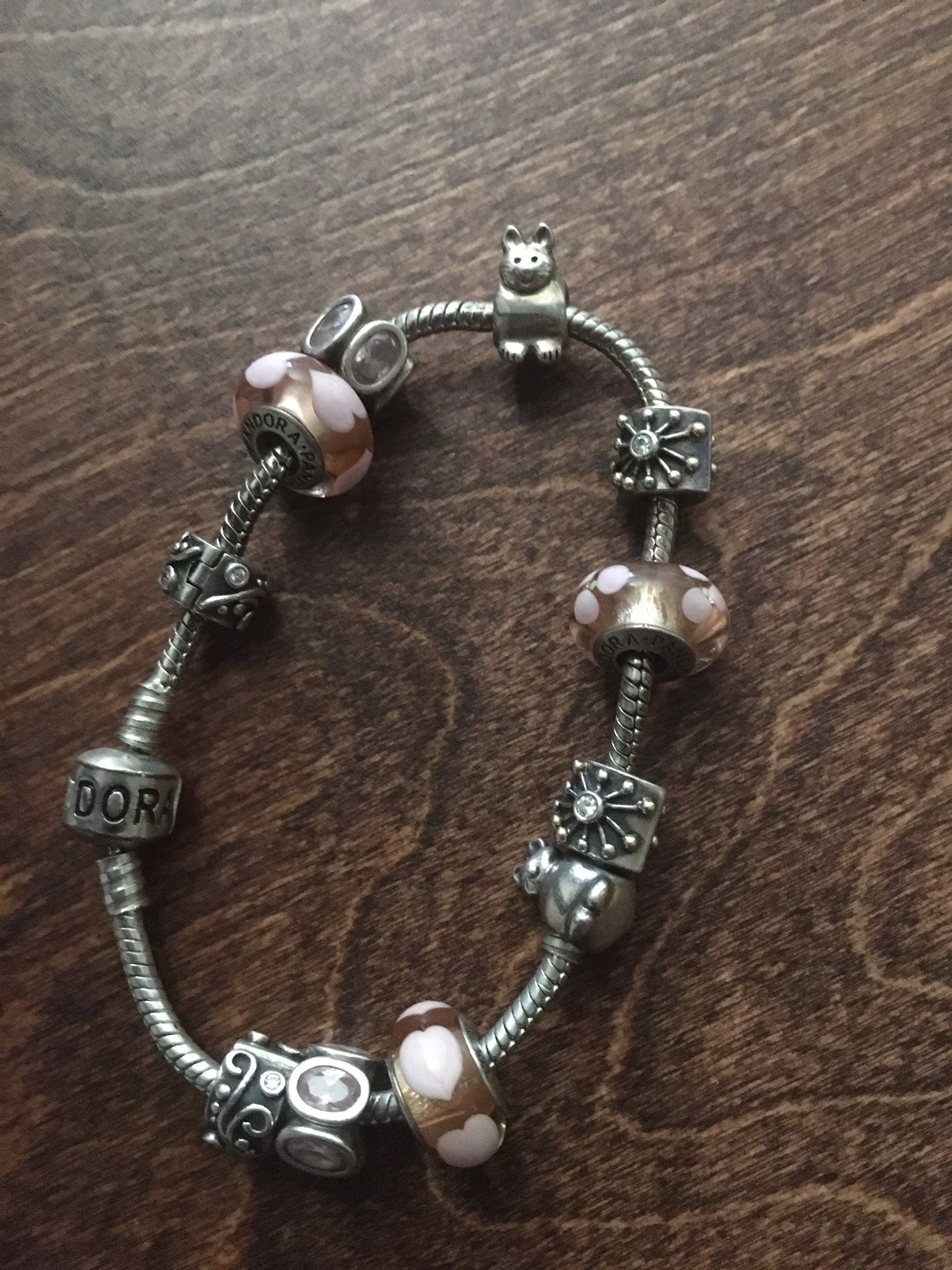 Pandora Vintage Retired Sterling Silver Pink Murano Glass | Etsy