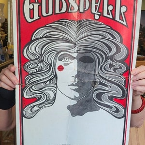Vintage Original Godspell Poster 1971-1973 Musical Wilbur Theater ...