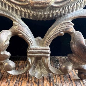 Antique Victorian Rococo Brass Leaf Filagree Oval Picture Frame - Etsy