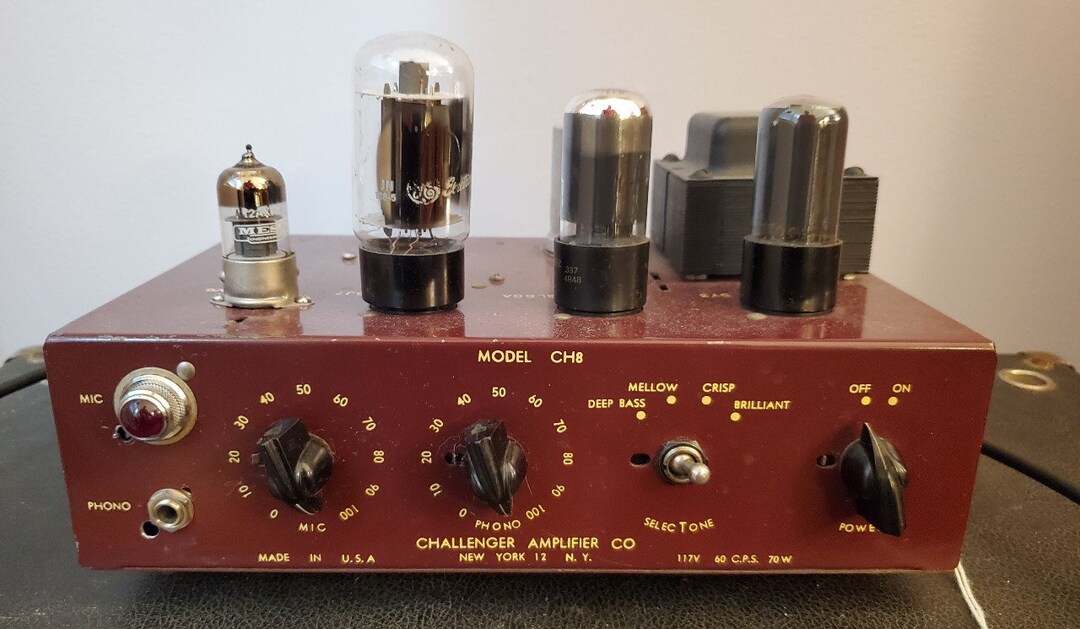 Challenger Amplifier Co. Model CH8 Converted to Custom 8-Watt Guitar ...