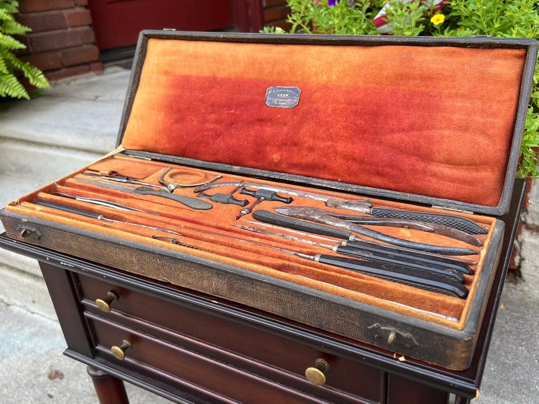 Antique Field Surgical Kit Luer in Box Used Philadelphia Medical ...