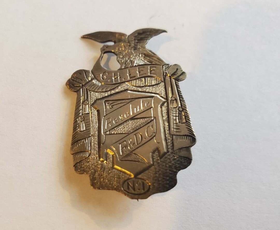 Antique RARE Victorian Fraternal Organization Resolute F&DC No 1 ...