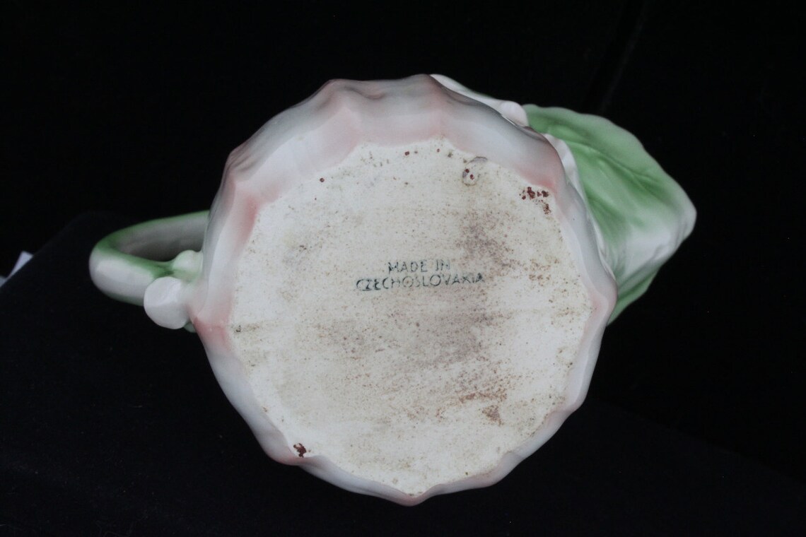 Rare Antique Czechoslovakia Hand Painted Ceramic Squash | Etsy