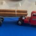 Vintage 1950s Tonka Logging Truck & Trailer: Pressed Steel Toy - Etsy