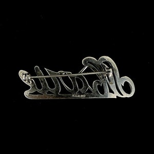 Antique Sterling Marcasite Cursive “marie” Name Brooch/pin 2” - Etsy