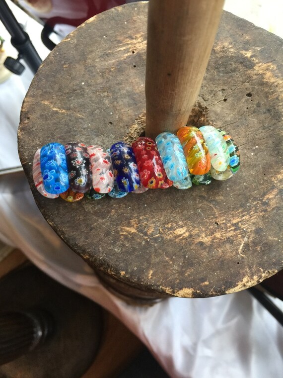 Vintage Statement Murano Venetian MilleFiore Art Glas… - Gem