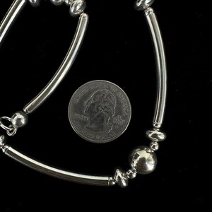 Vintage Sterling Designer CINI Tube Bar Ball Link Necklace 16” - Etsy